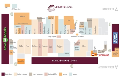 Cherry Lane Shopping Centre in Penticton, British Columbia - 54 Stores ...
