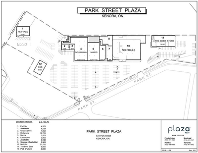 Kenora Shoppers Mall (Park Street Plaza) in Kenora, Ontario - 12 Stores ...