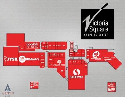 Victoria Square Shopping Centre in Regina, Saskatchewan - 44 Stores ...
